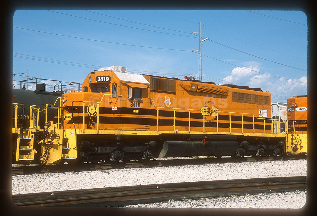 Dallas, Garland & Northeastern (DGNO) #3419 SD40-3 – Switchman Images